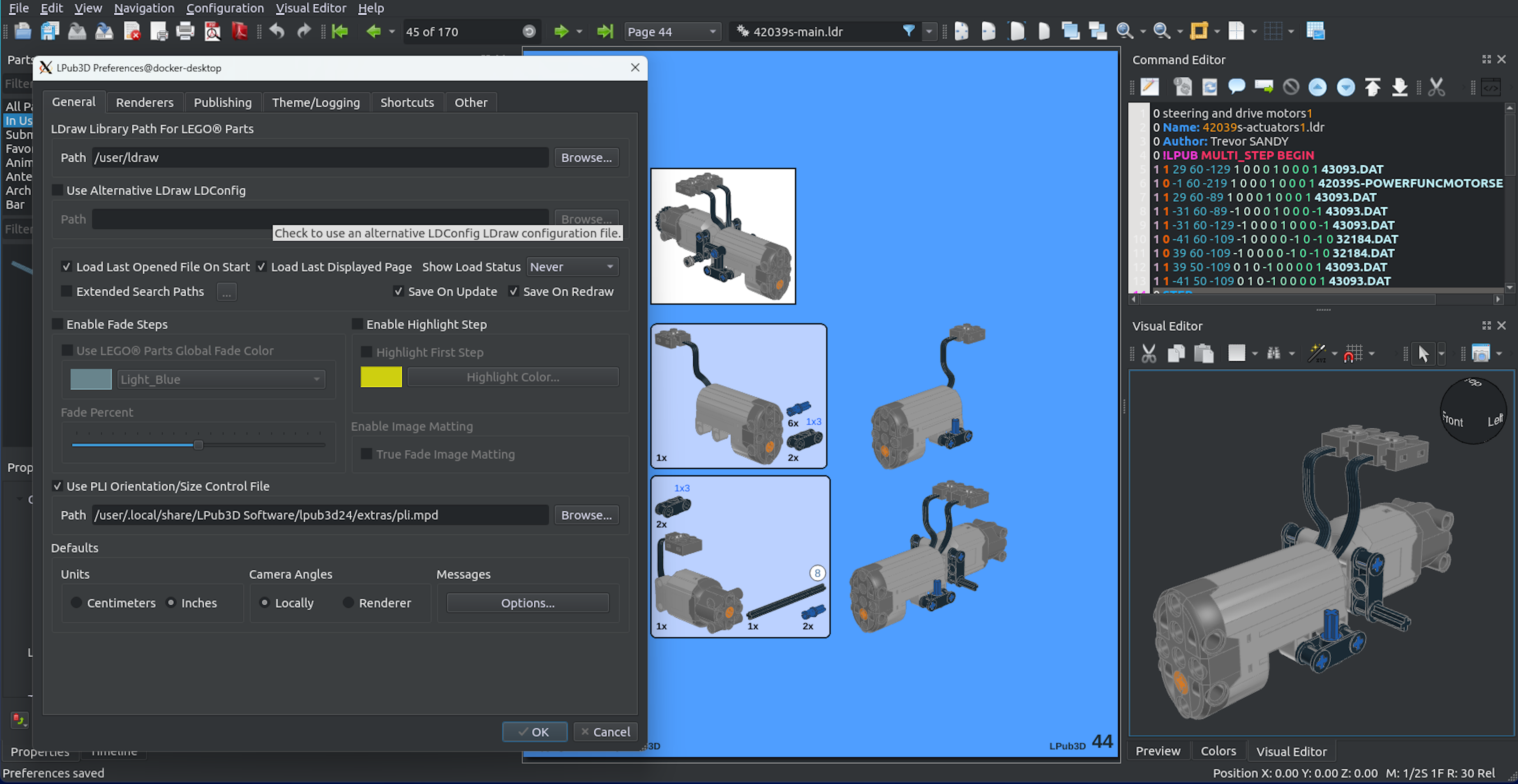 LPub3D | An LDraw™ editor for LEGO® style digital building instructions.